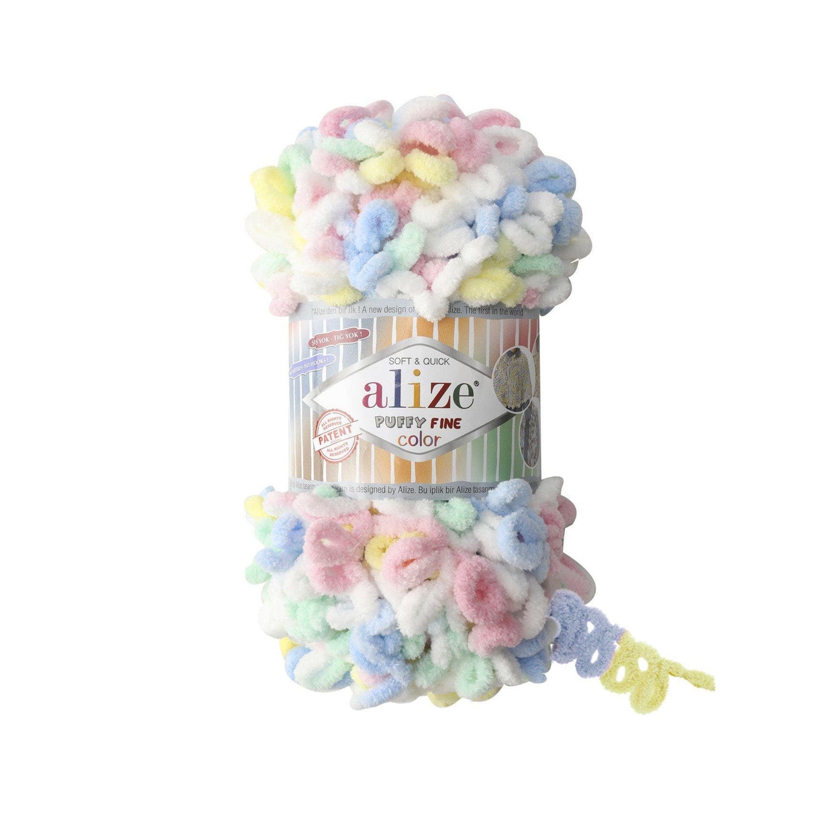 Alize Puffy Fine Color | Loop Yarn | Knitting Yarn | Online Yarn Store ...