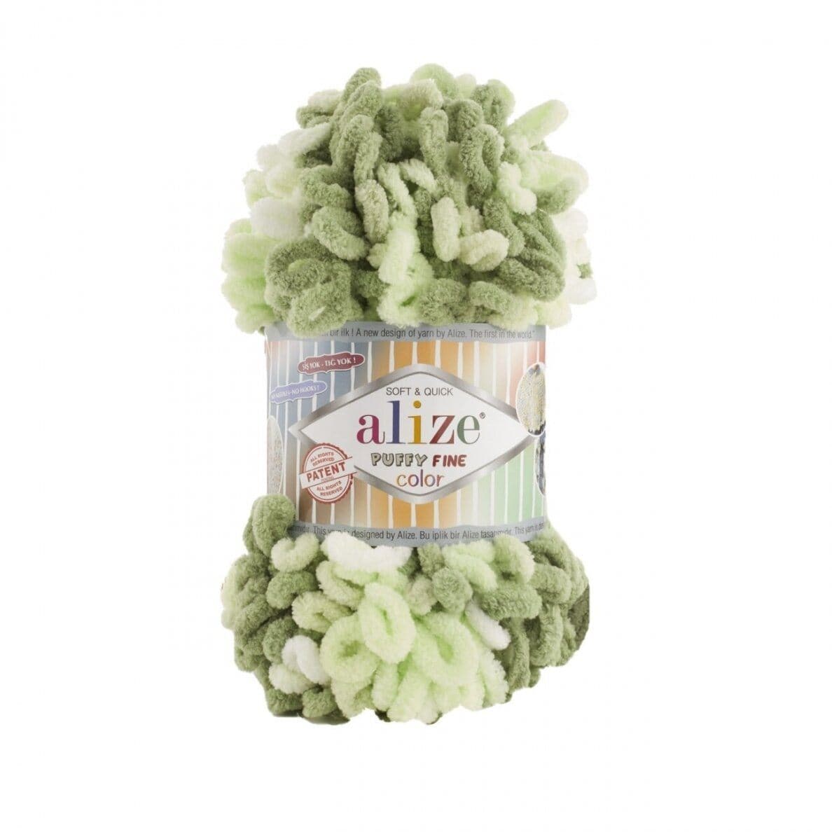 Alize Puffy Fine Color | Loop Yarn | Knitting Yarn | Online Yarn Store ...